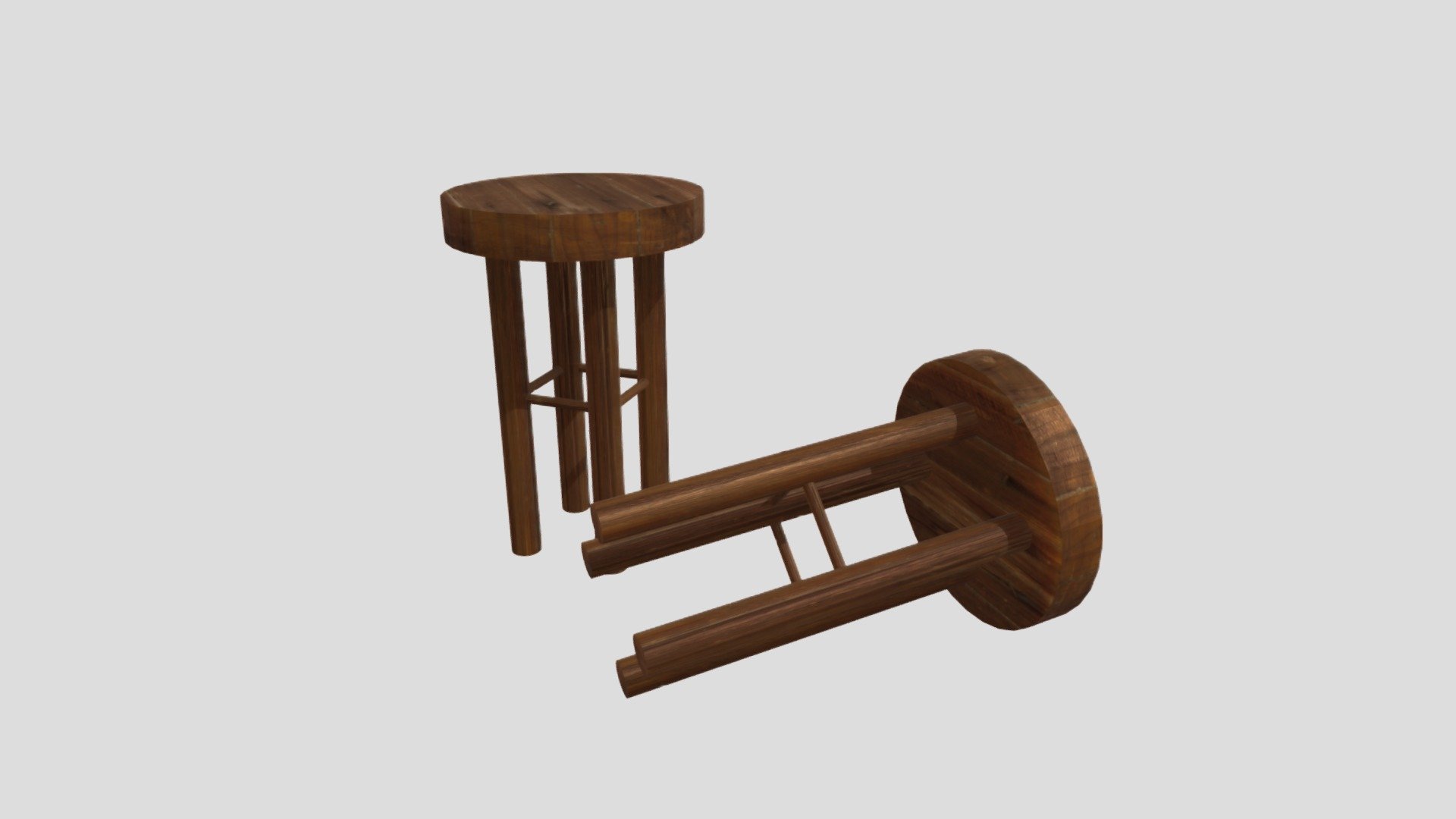 Simple Stools - 3D model by Jarod G. (@jarodg) [523c6d2] - Sketchfab