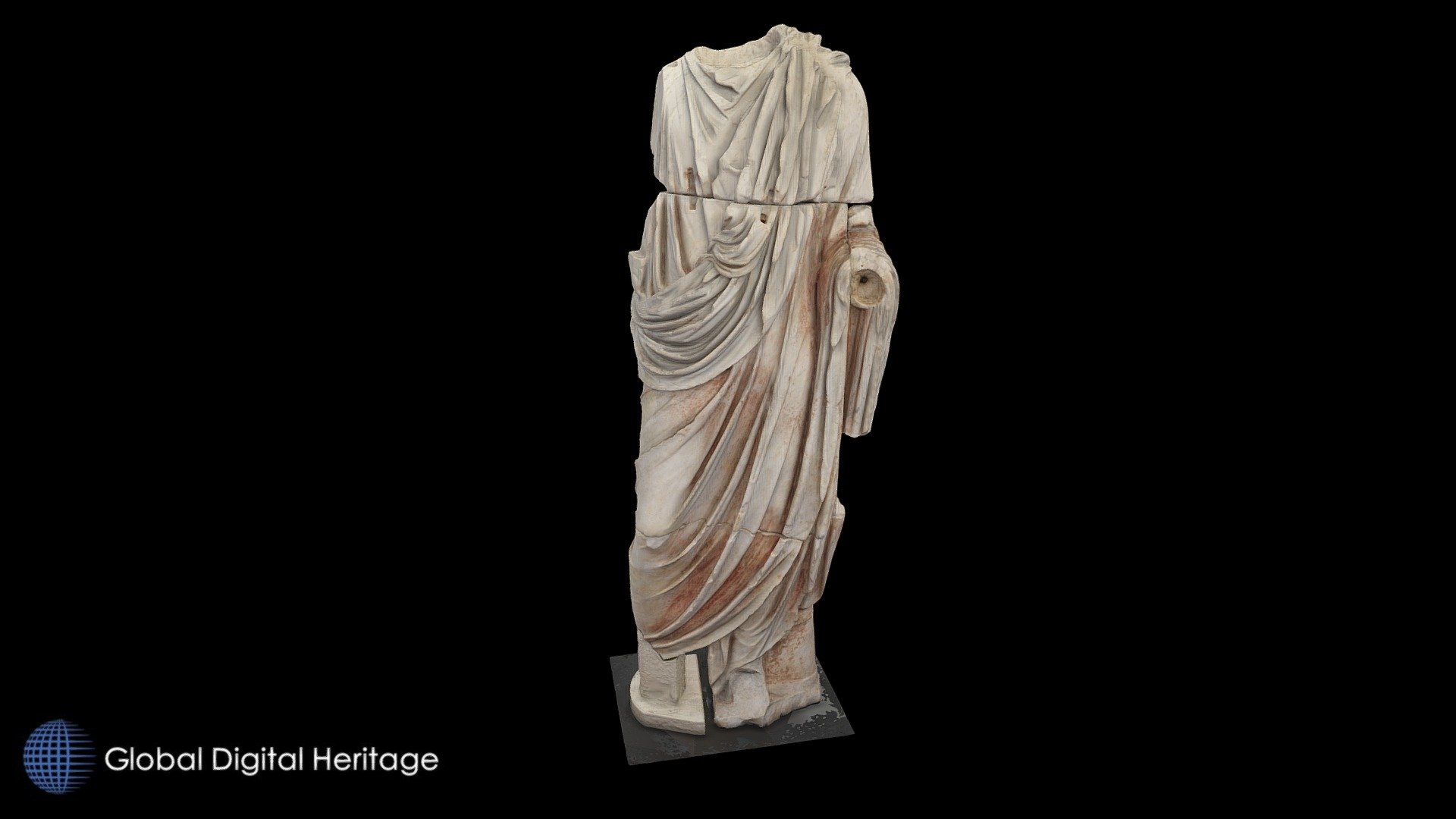 Monumental togaed statue, Tarraco, Tarragona, Sp - Download Free 3D ...