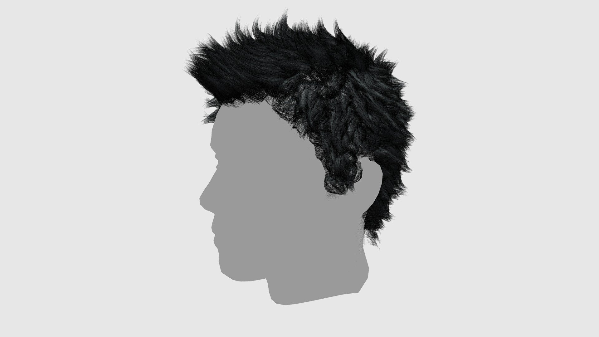 Short Spikey Messy Hair (Mesh) - T4B compatible* - Buy Royalty Free 3D ...