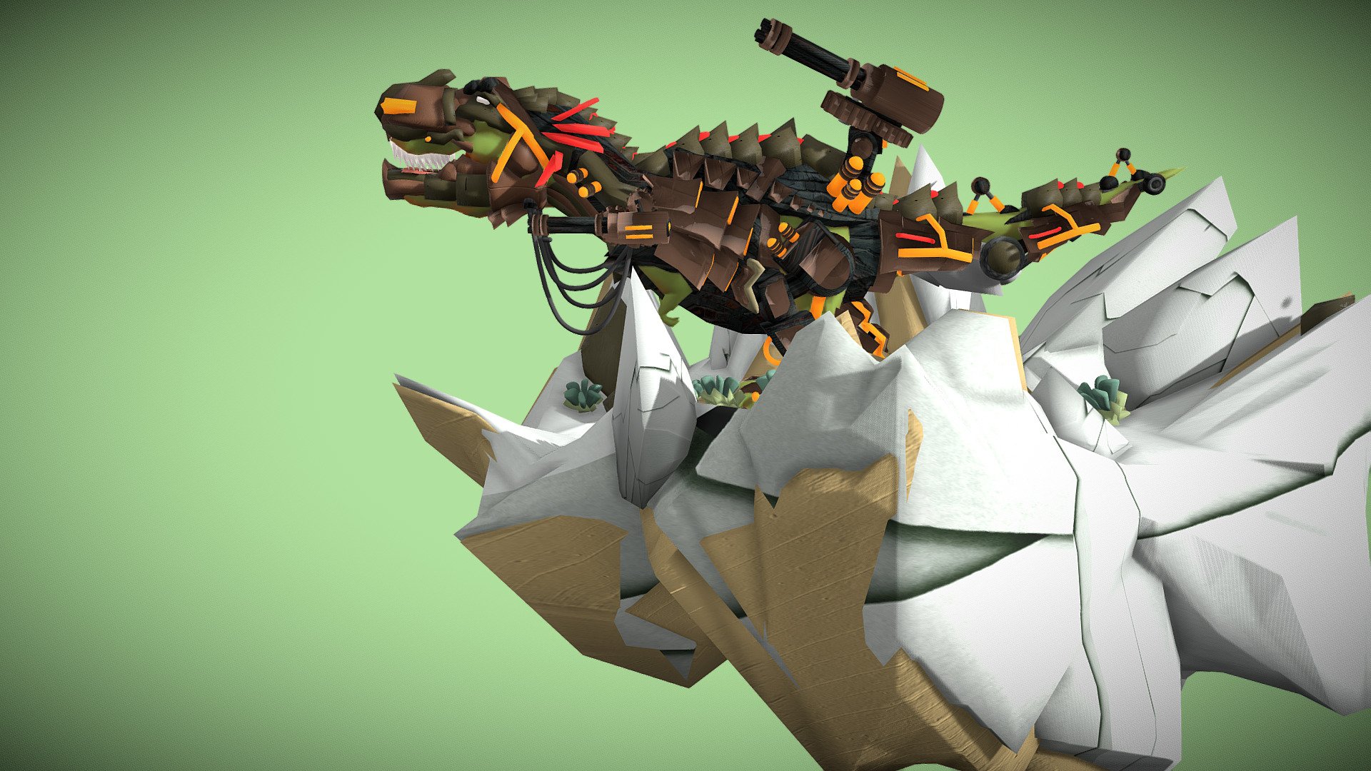 "Another Dino From the Next" - 3D model by 8BitBoy! (@Valentino ...