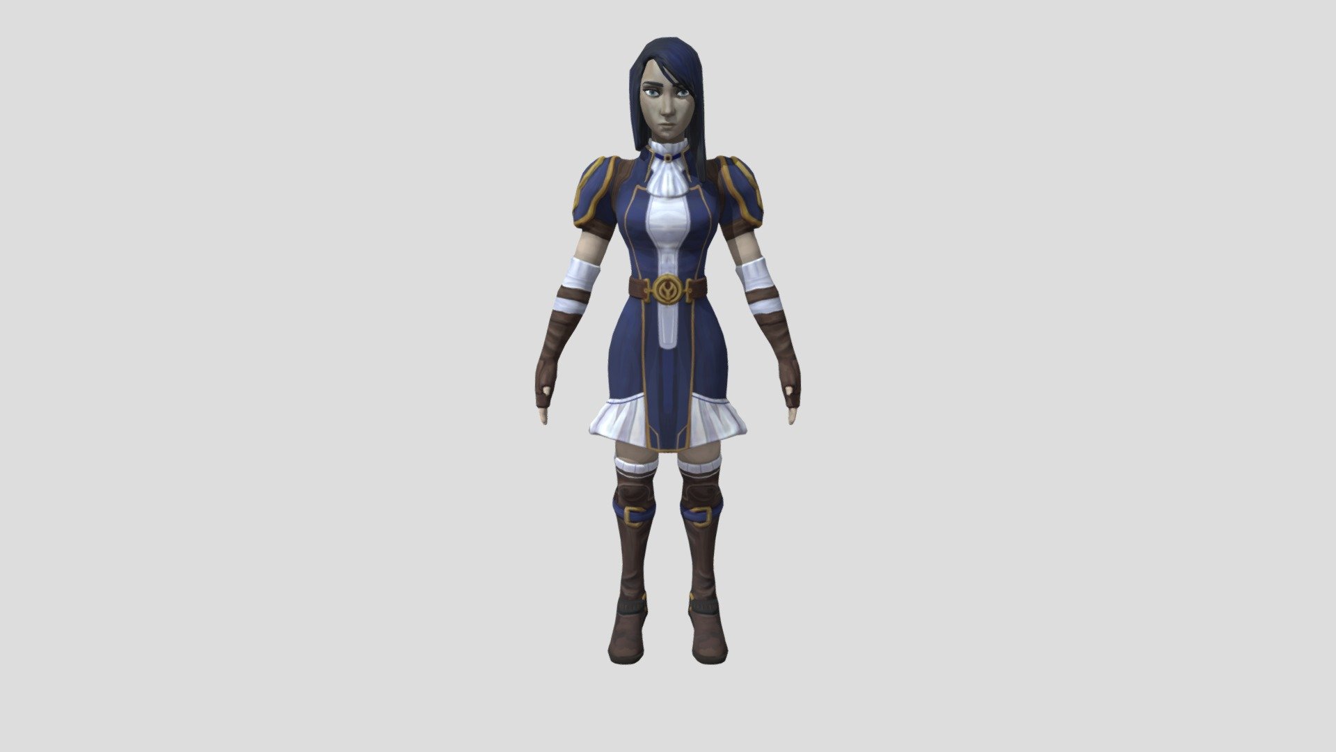 Kaitlyn: Arcane Inspired Character - 3D model by juliamonteith [523f343 ...