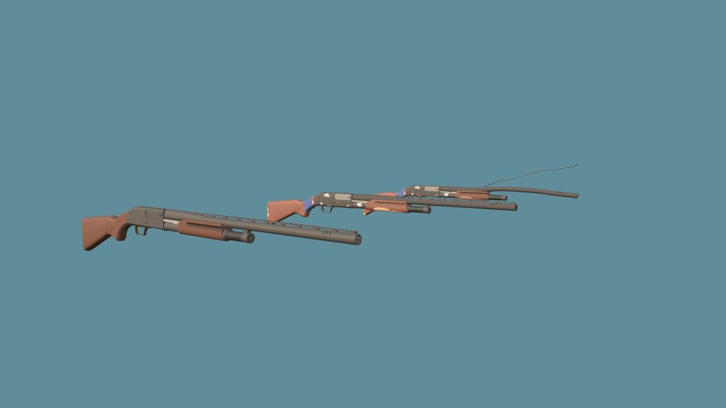 shotgun - A 3D model collection by Tuco (@GhostPXL) - Sketchfab