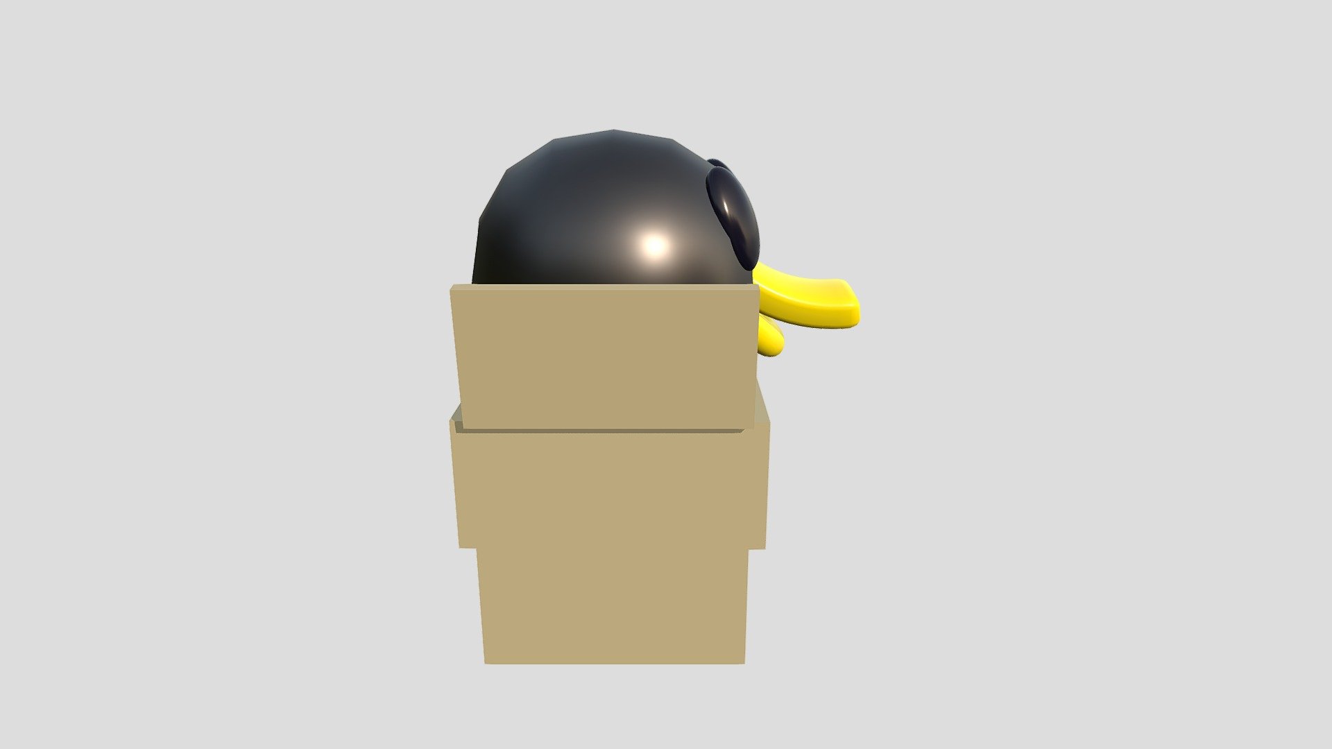 Penguin in the Box - Download Free 3D model by JZn3D [52400cc] - Sketchfab