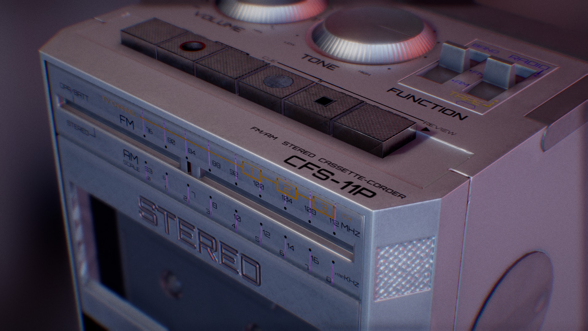 Sony CFS-11P - 3D model by Alx cm (@Alx_CM) [52400d8] - Sketchfab