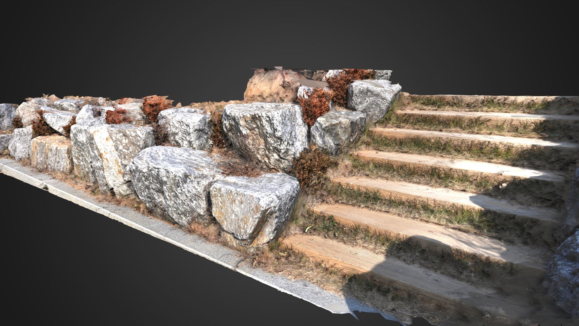 Stone Decorated Stairs - Buy Royalty Free 3D model by ME.RROR Studio ...