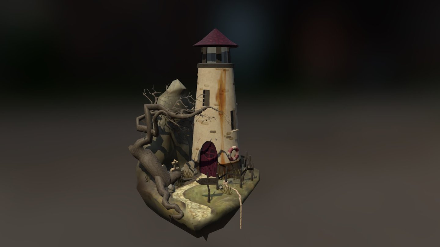 Creepy Lighthouse - 3D model by Tizzy Legall (@batsdoll) [5241674 ...