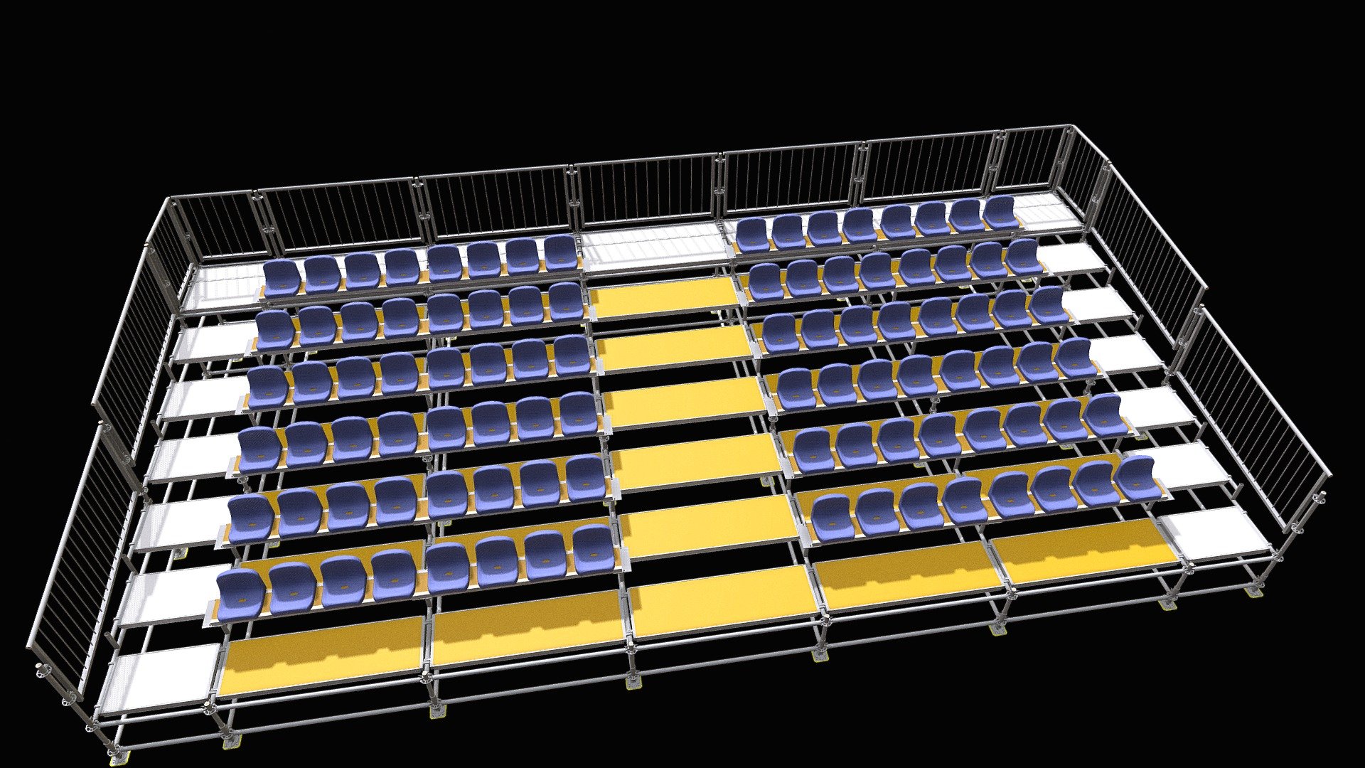 S.S.S. - Scaff Stage System Fun Seats - 001 - 3D model by scaffmann ...