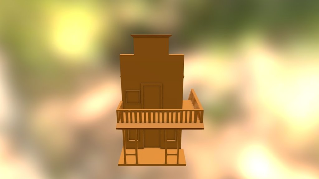 Western Building H - 3D model by Alex (@asales) [52445f2] - Sketchfab