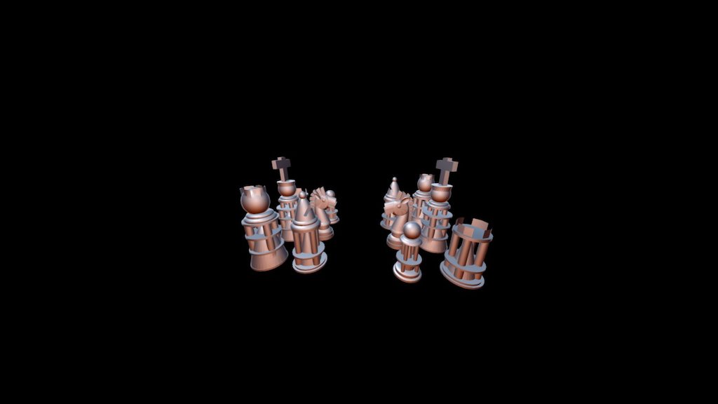 Chess Set - Download Free 3D model by beastmode123 [5246d72] - Sketchfab