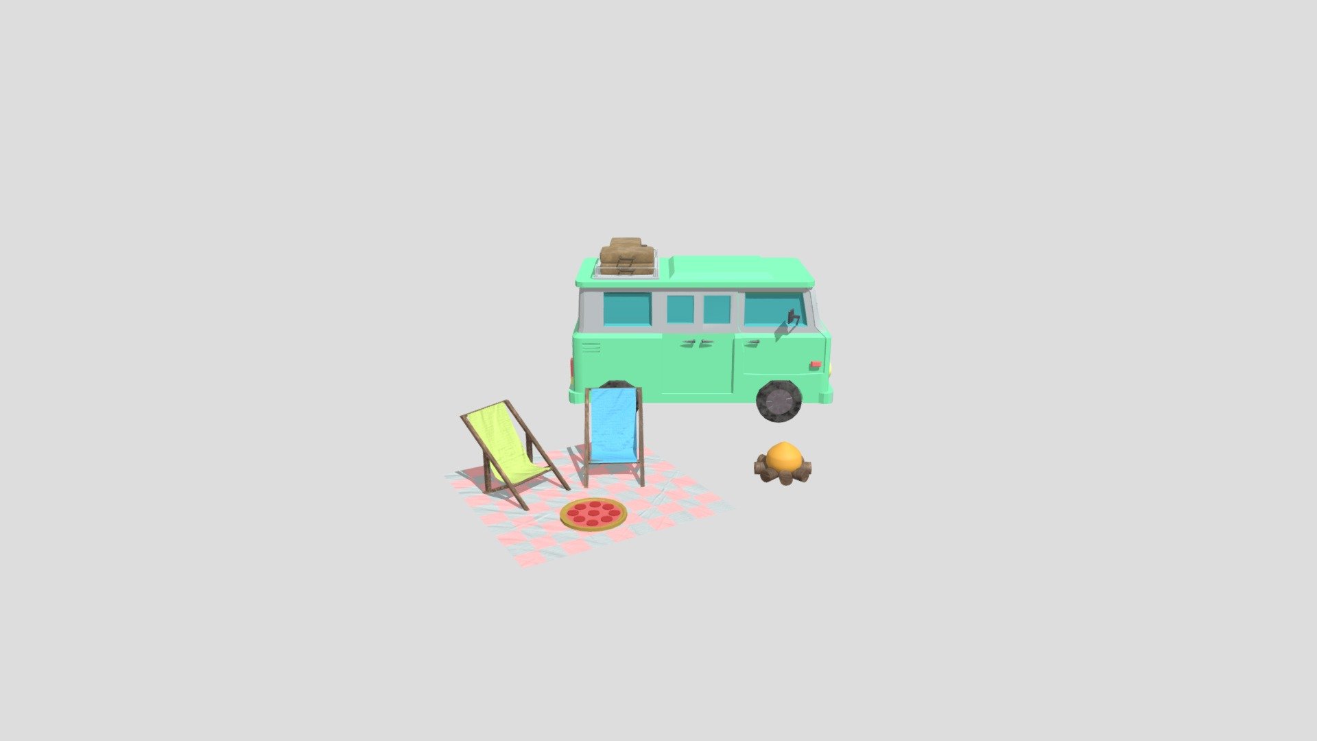 Camp - 3D model by yenzhen [52475eb] - Sketchfab