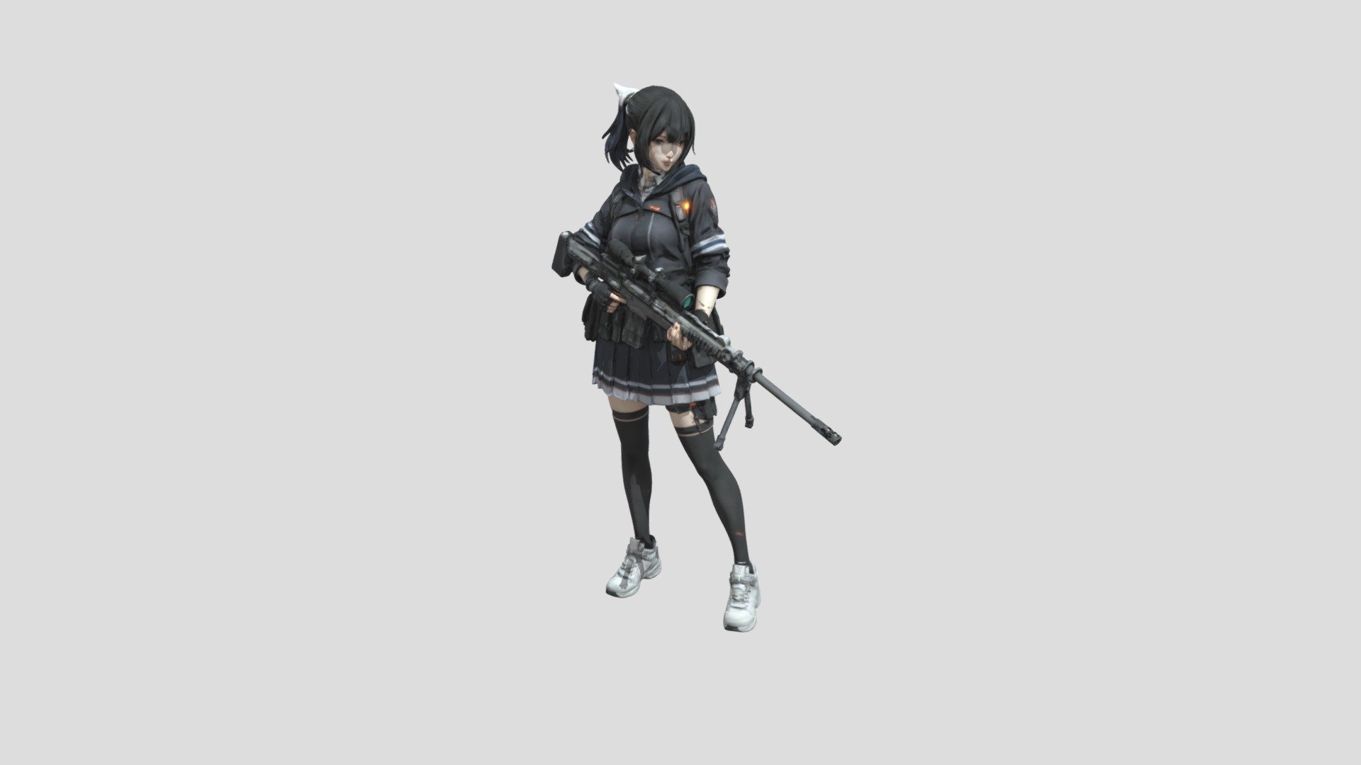 Academy Sniper Student – Game-Ready 3D Character - 3D model by ...
