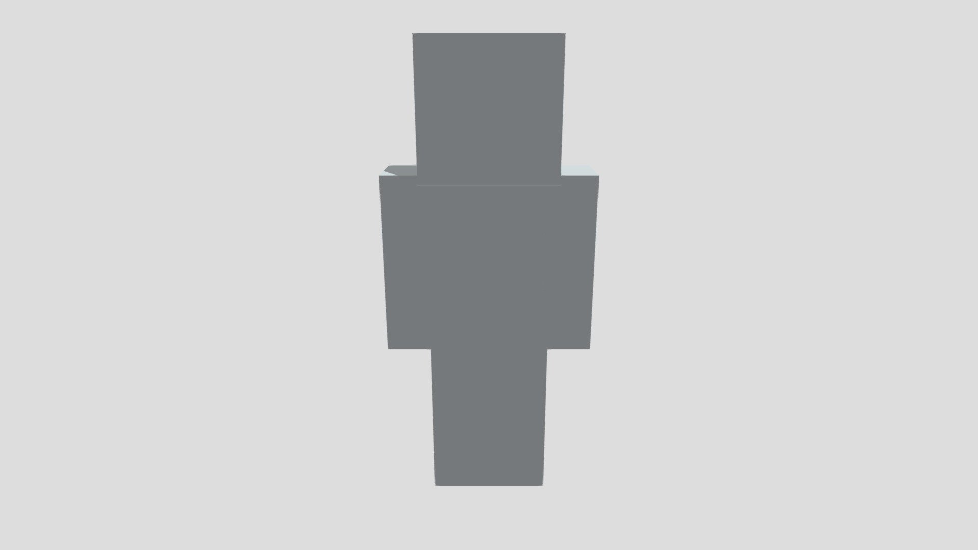 Minecraft Bedrock Edition - Empty Skin - Download Free 3D model by ...