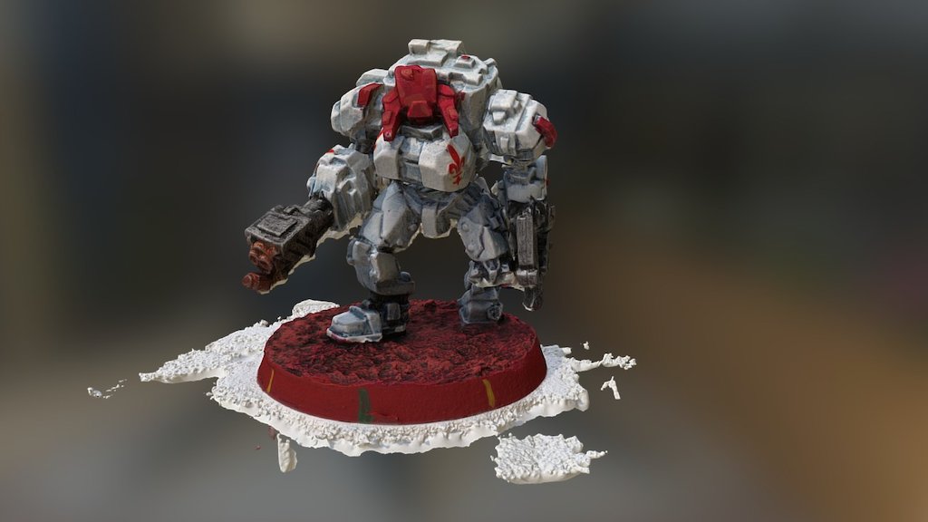 Gav's White Stompy Robot - 3D model by Mixed Reality Lab ...