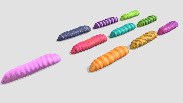 Worms-game 3D models - Sketchfab