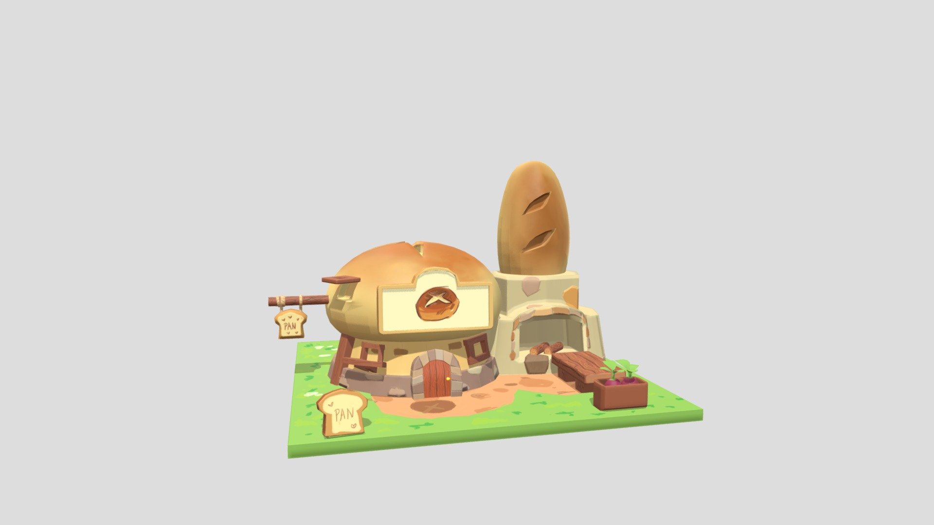 CASA PAN - 3D model by fran.sued (@francisca.sued) [524b8c6] - Sketchfab