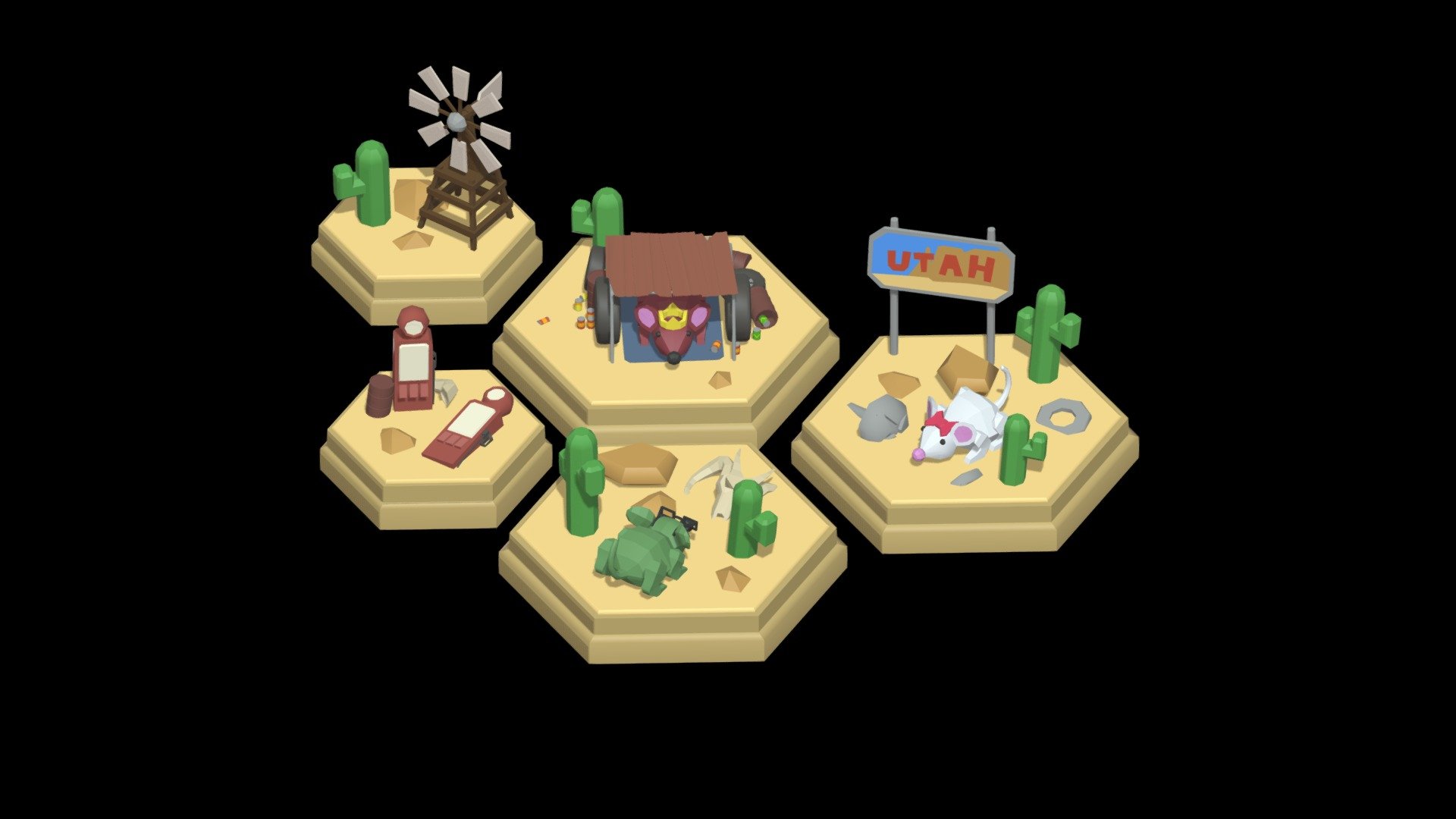 Desert_Rats - 3D model by joeysegura [524ddd8] - Sketchfab