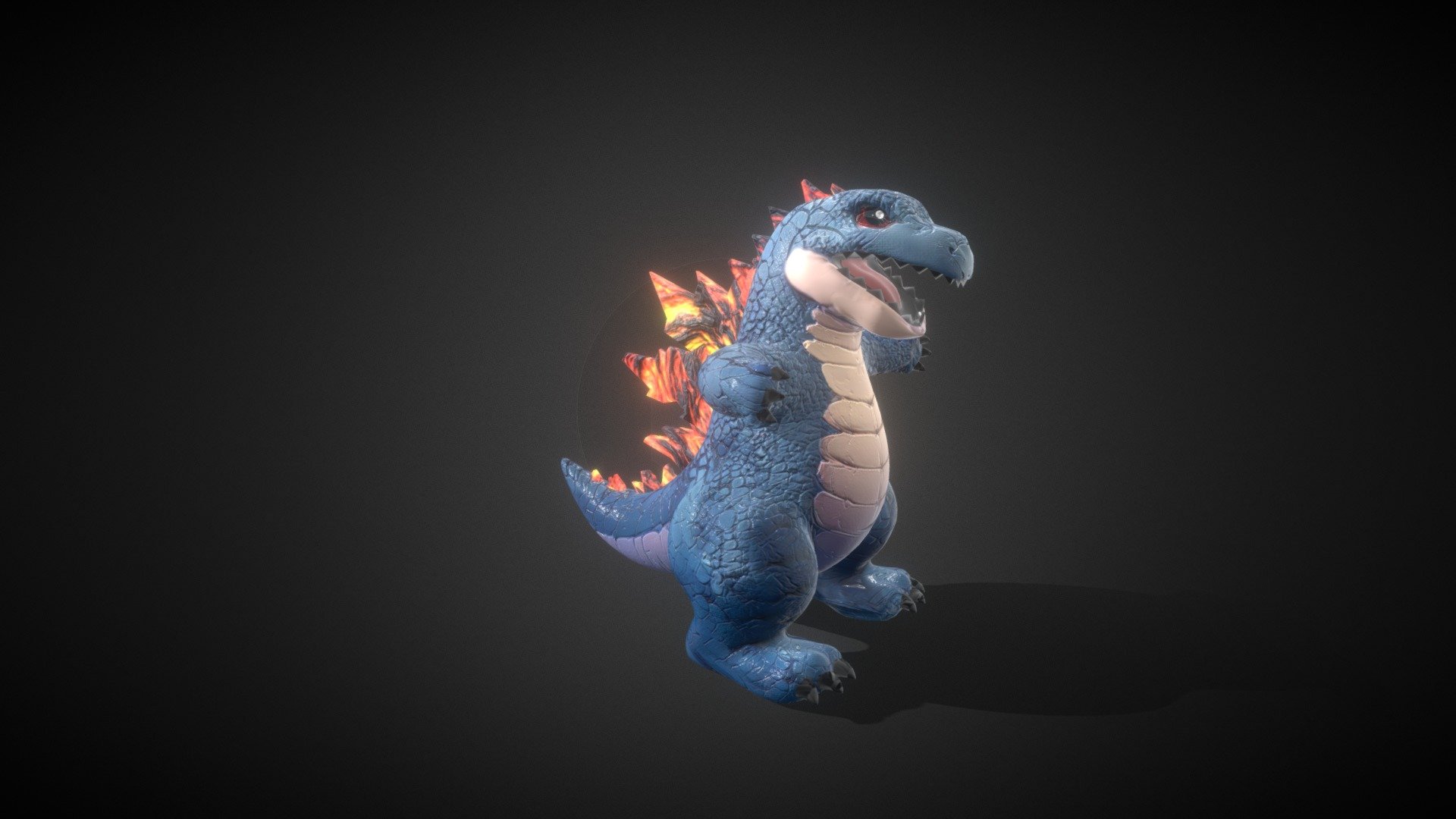 Gozila_01 - 3D model by tanstyle050 [524e6fb] - Sketchfab