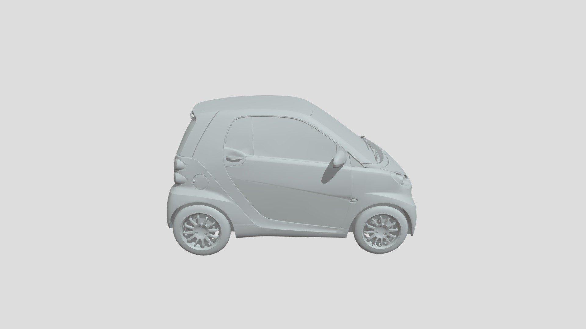 Smart Fortwo W451 2011 scale1-75 for 3D-printing - Download Free 3D model by fishermans garage ...