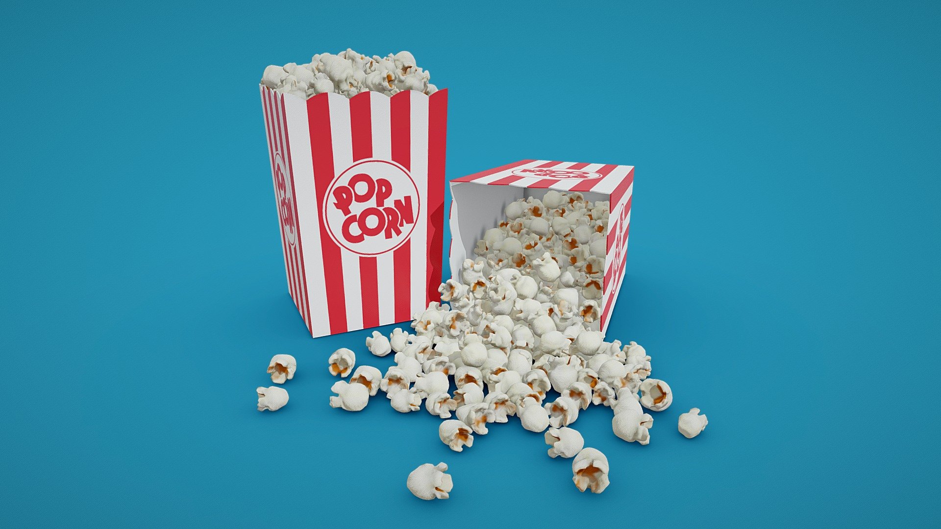popcorn - 3D model by NOKNOIcg (@mikzzzTH) [52511d6] - Sketchfab
