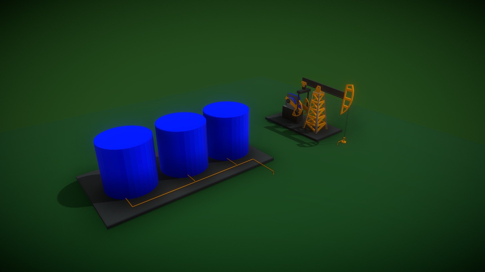 Oil Pumping Machine - 3D model by Alexandr Philippov (@alexphilipp ...