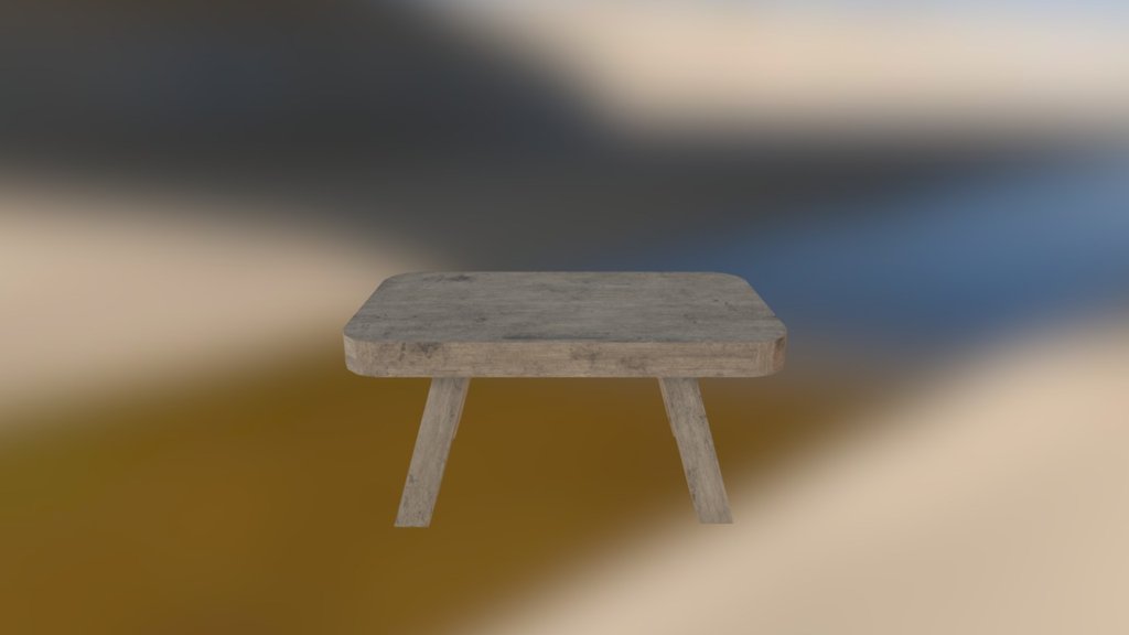 Wood Stool - 3D model by JorgeRuiz [5253188] - Sketchfab