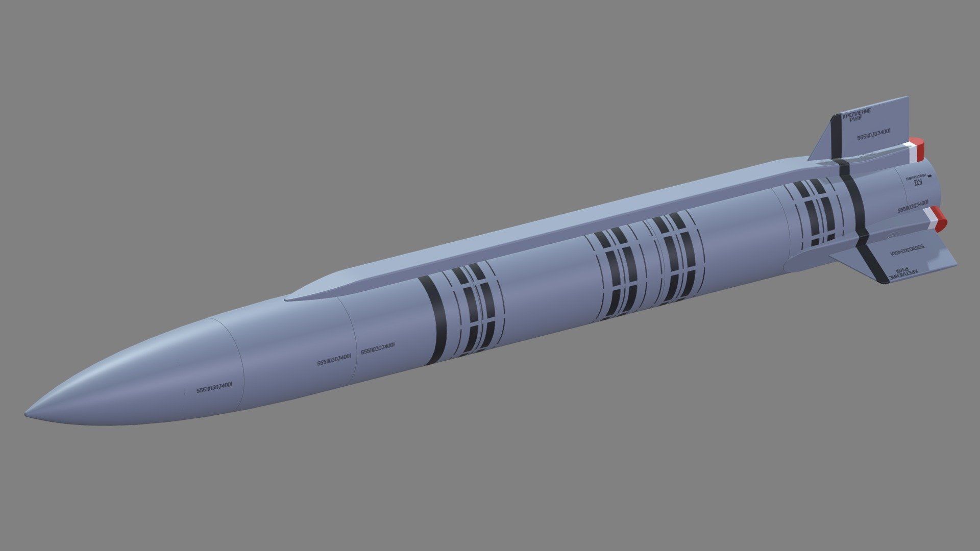 Kh-15 (AS-16) Kickback aeroballistic missile - 3D model by Jeyhun1985 ...