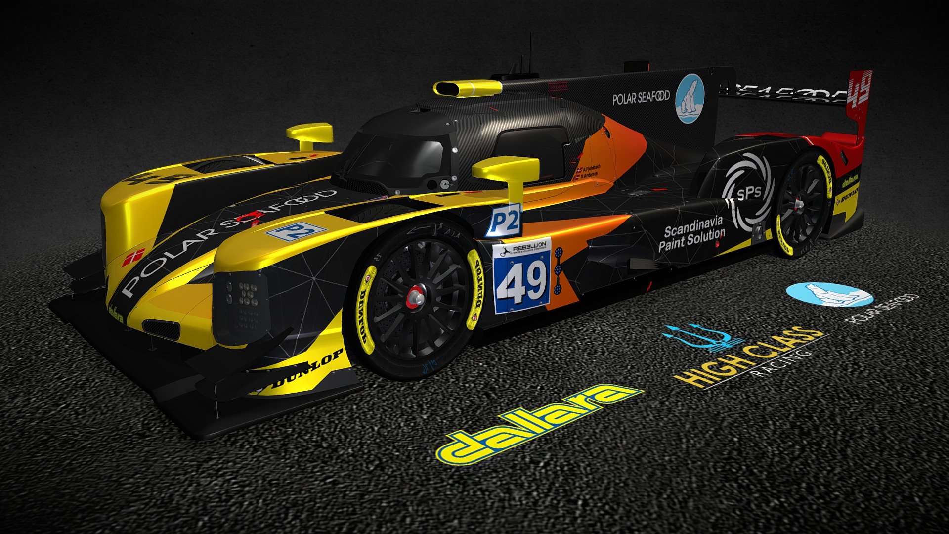 High Class Racing Dallara p217 (2018) - 3D model by jdaniel_92 ...