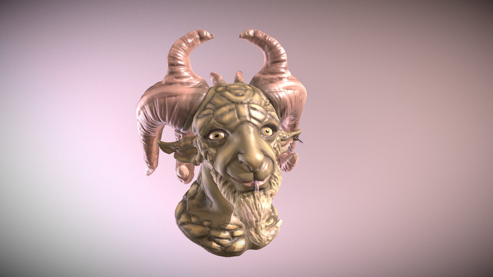 Creature Pan ( Criatura Pan) - 3D model by Sergioortiz (@Sergioortiz3d ...
