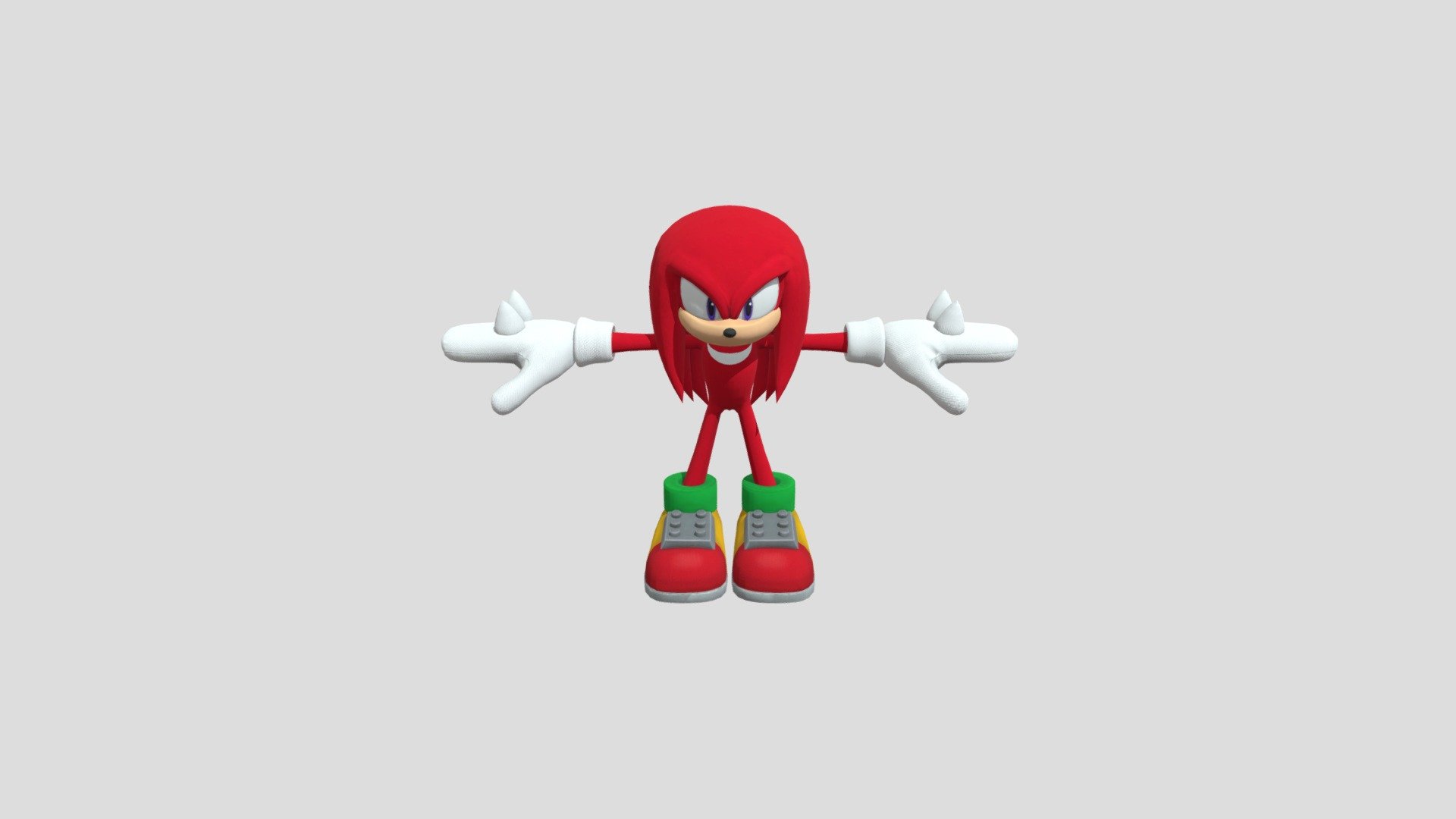 knuckles_the_echidna__team_sonic_racing__by_soni - Download Free 3D ...