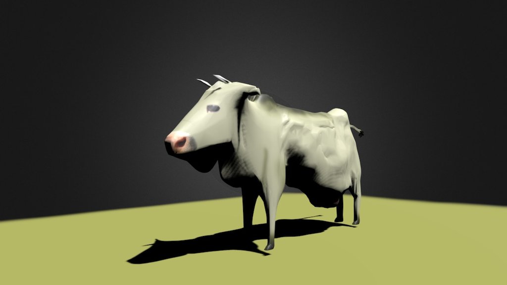 Cow Textured 2 - Download Free 3D model by TadasSadauskas [5255bb9 ...