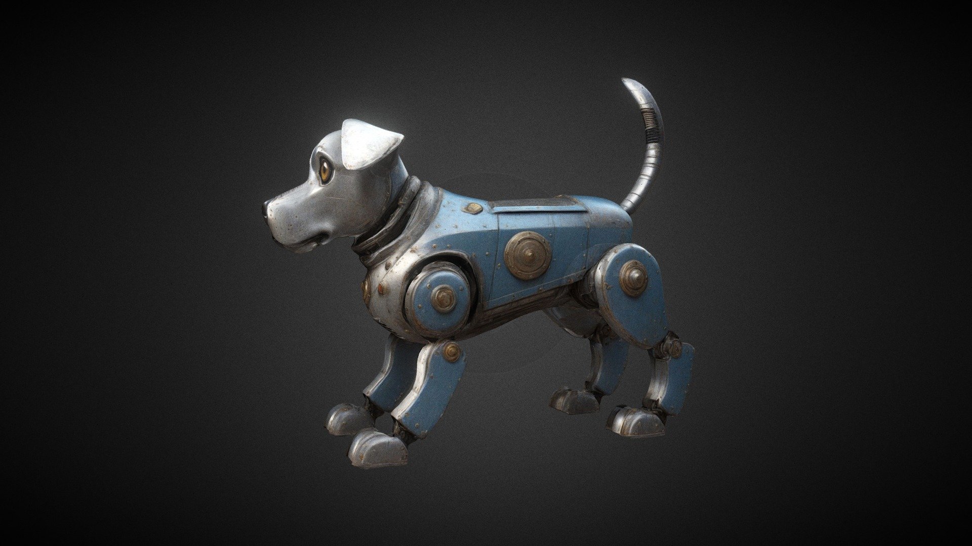 Vintage RoboDog - Download Free 3D model by klava88 [5256089] - Sketchfab