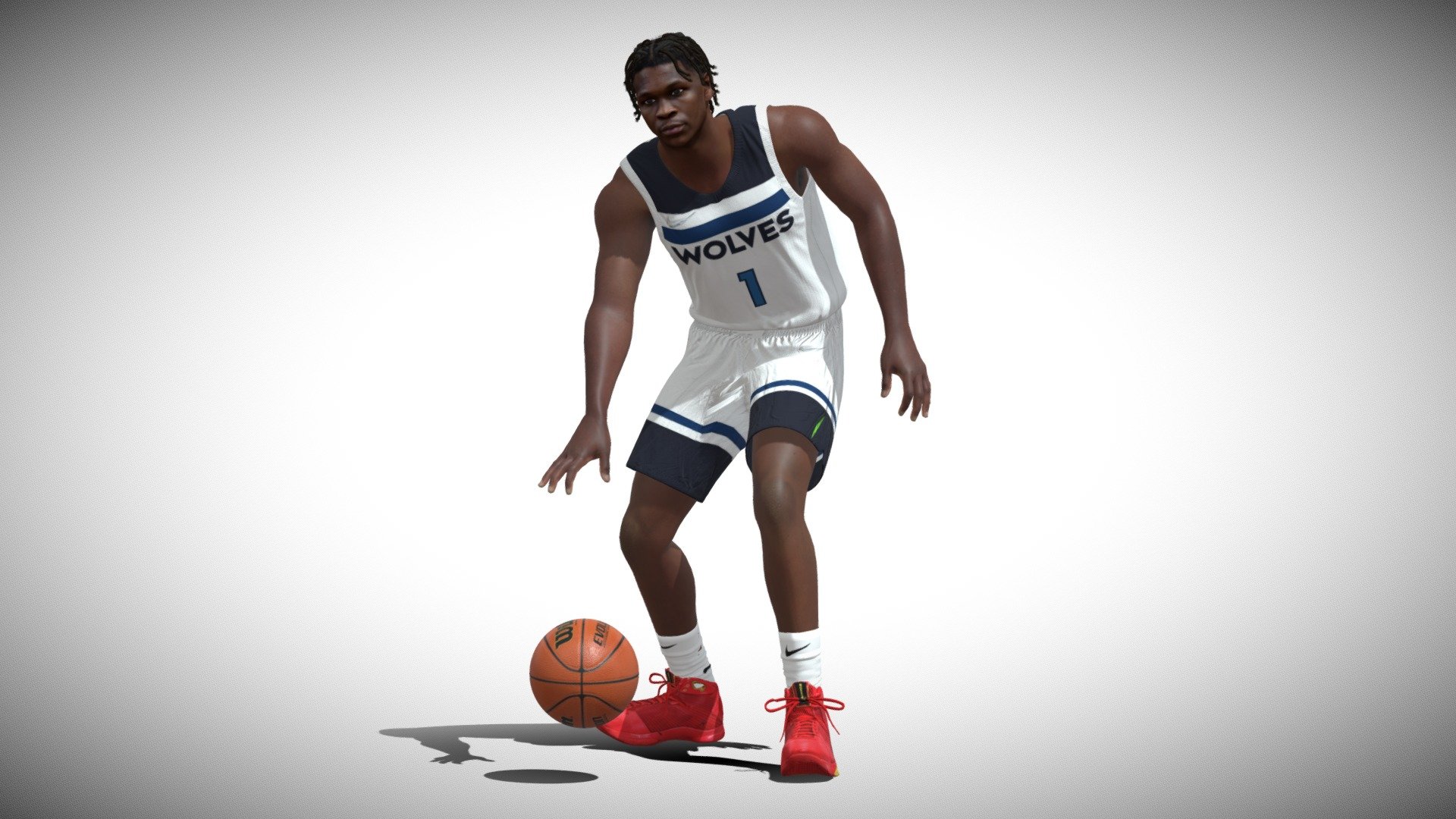 3D Rigged Anthony Edwards NBA - 3D model by NBA basketball player ...