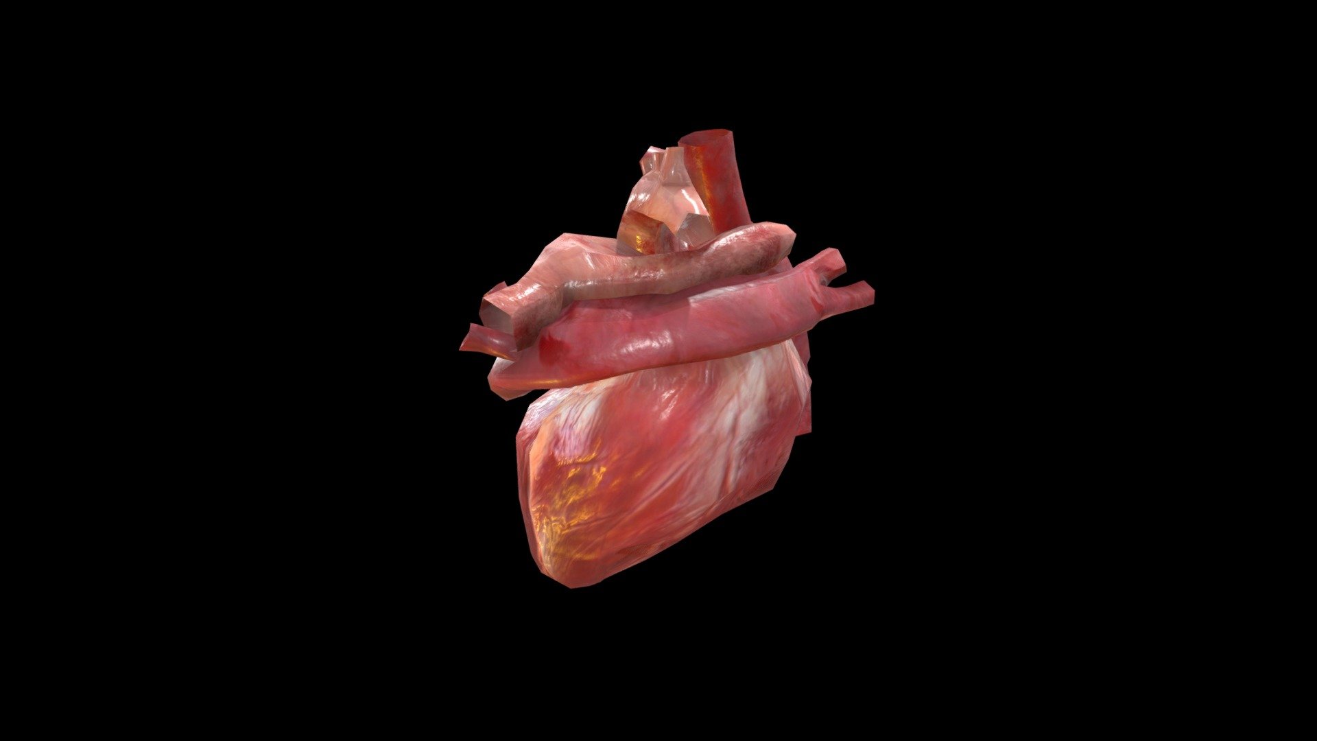 Lowpoly Heart - Download Free 3D model by alnmathew [5256d48] - Sketchfab