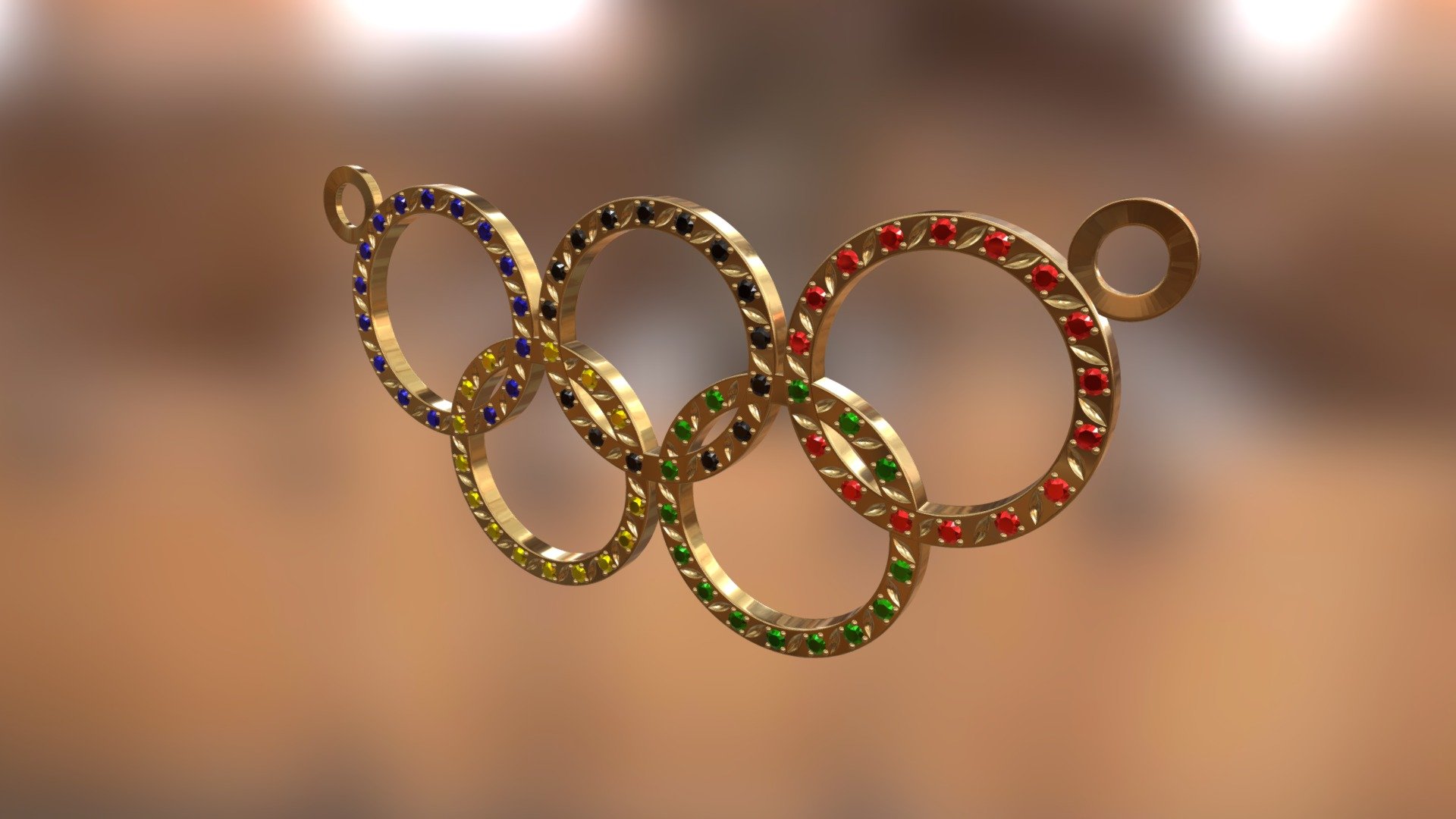 508 - Olympic Rings Ver2 - 3D model by Lizardsking [525a463] - Sketchfab