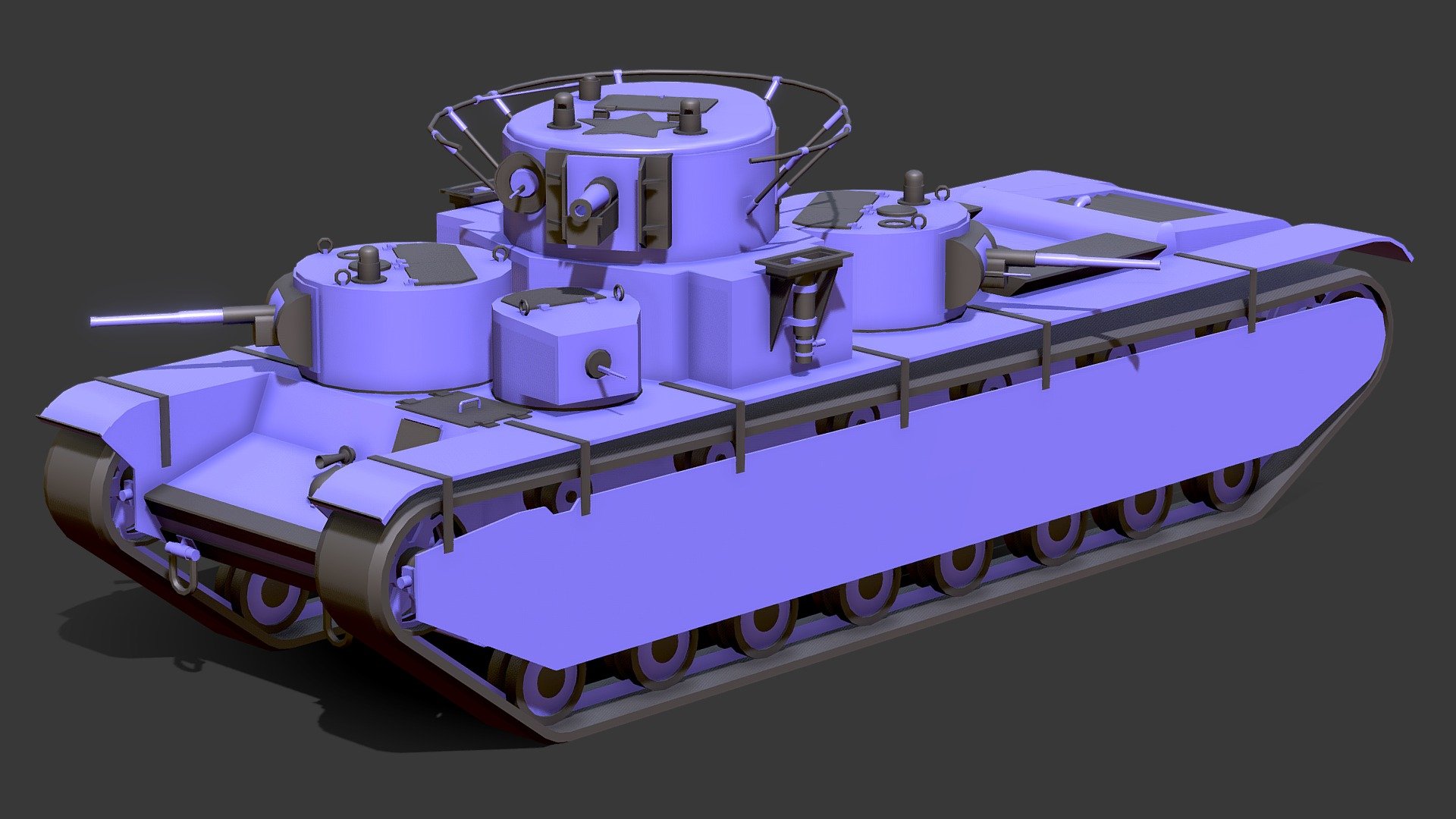 T-35 - 3D model by L.u.X [525adf7] - Sketchfab