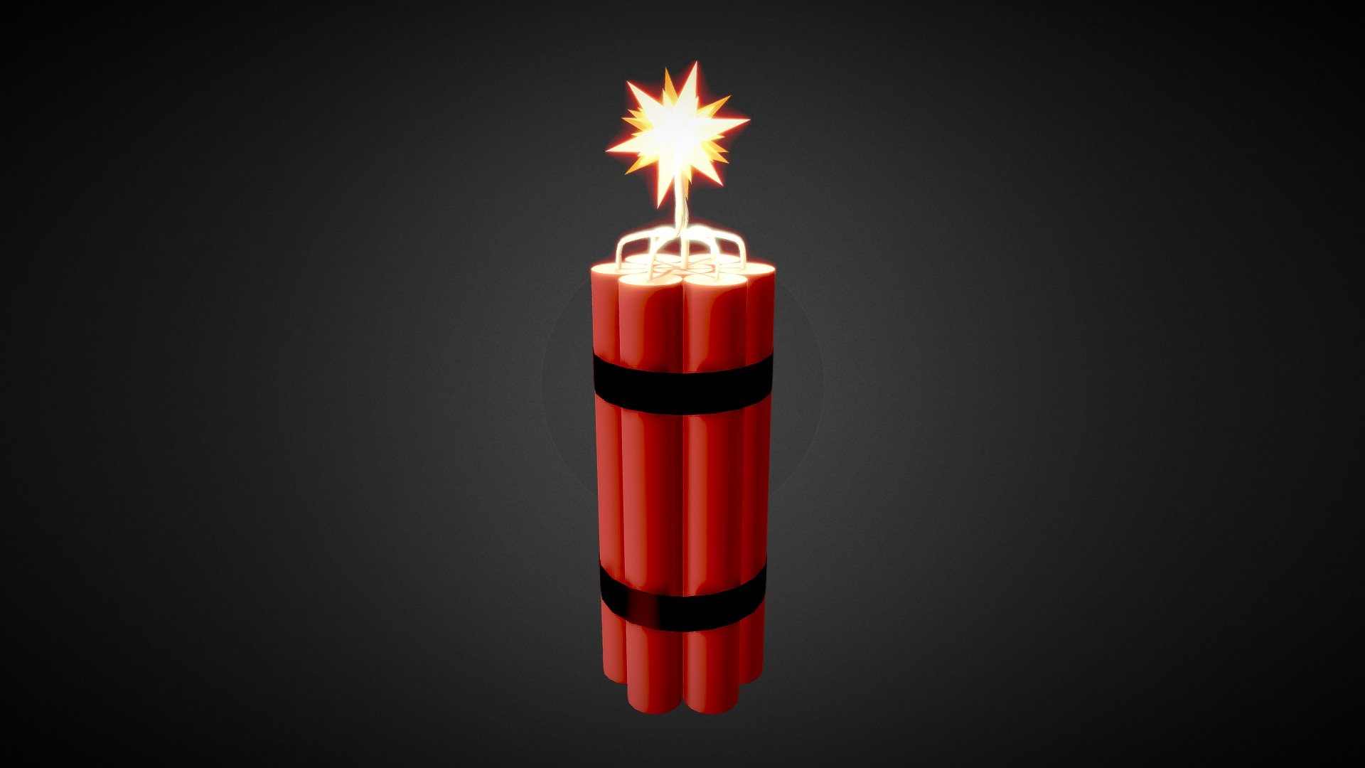 Dynamite - 3D model by Danny van Beek (@DeniZgamR) [525b261] - Sketchfab
