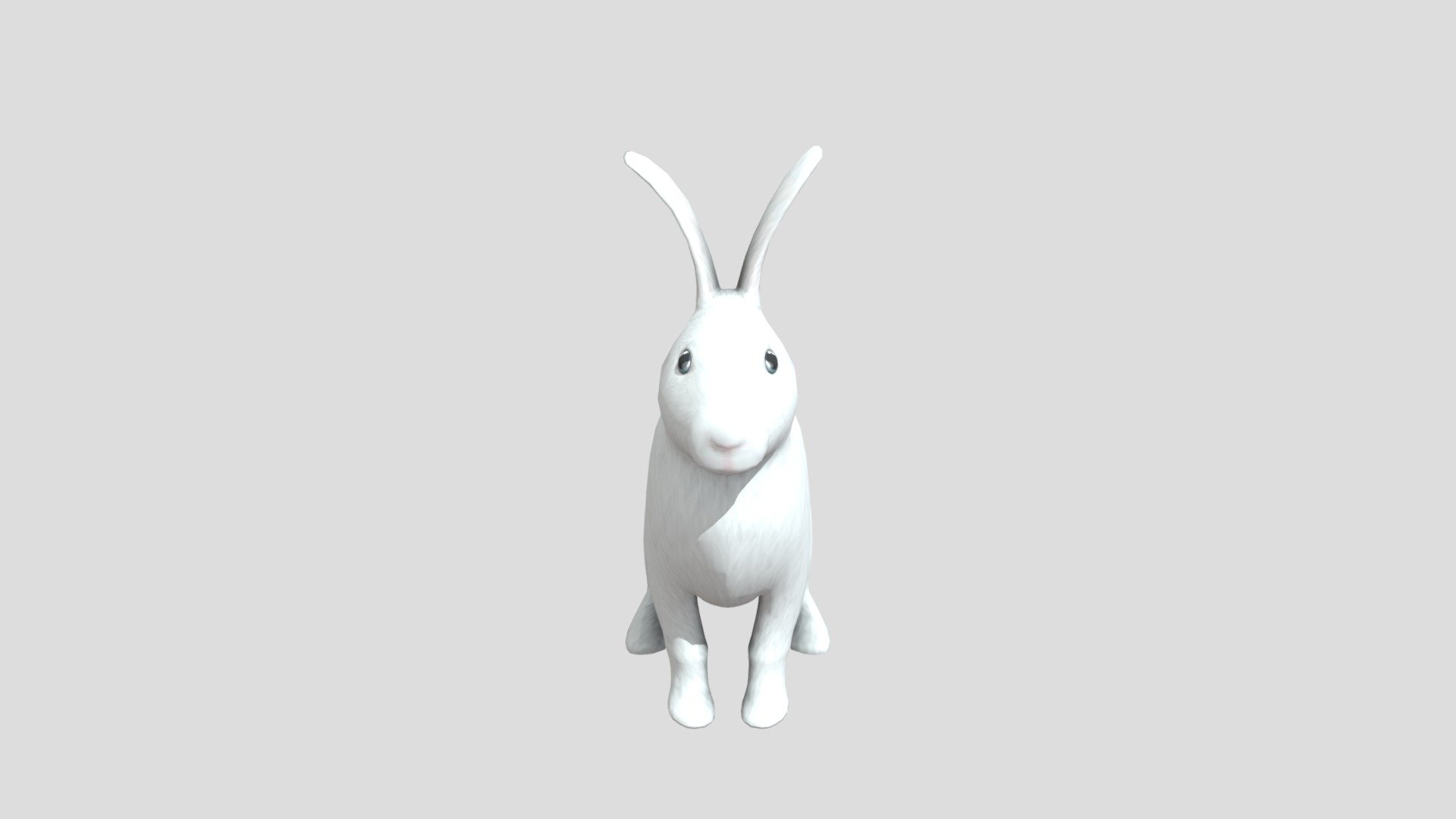 Rabbit - Download Free 3D model by 1-3D.com [525b699] - Sketchfab