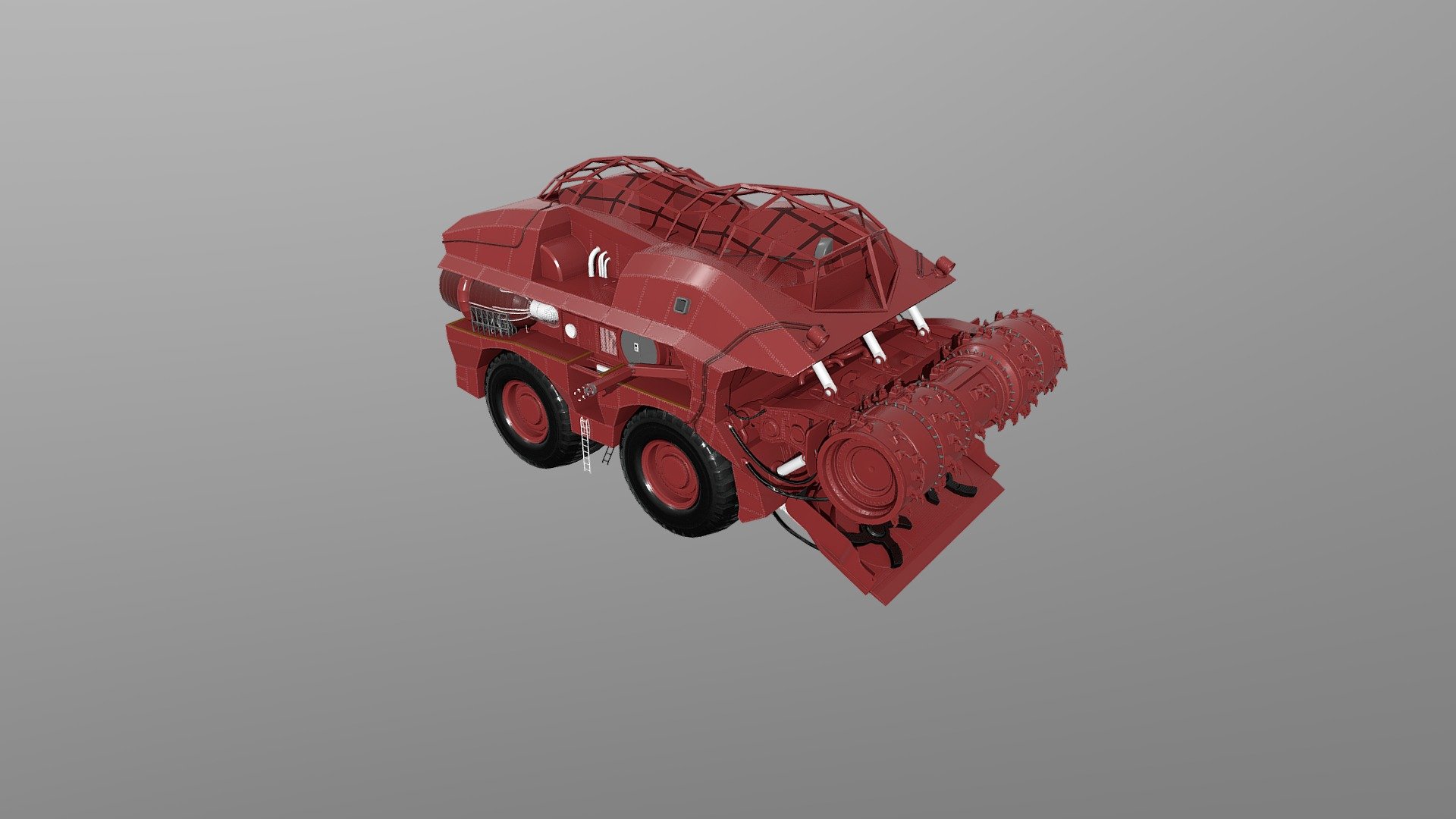 Space Mining Vehicle - Download Free 3D model by purrspctiv [525cae4 ...