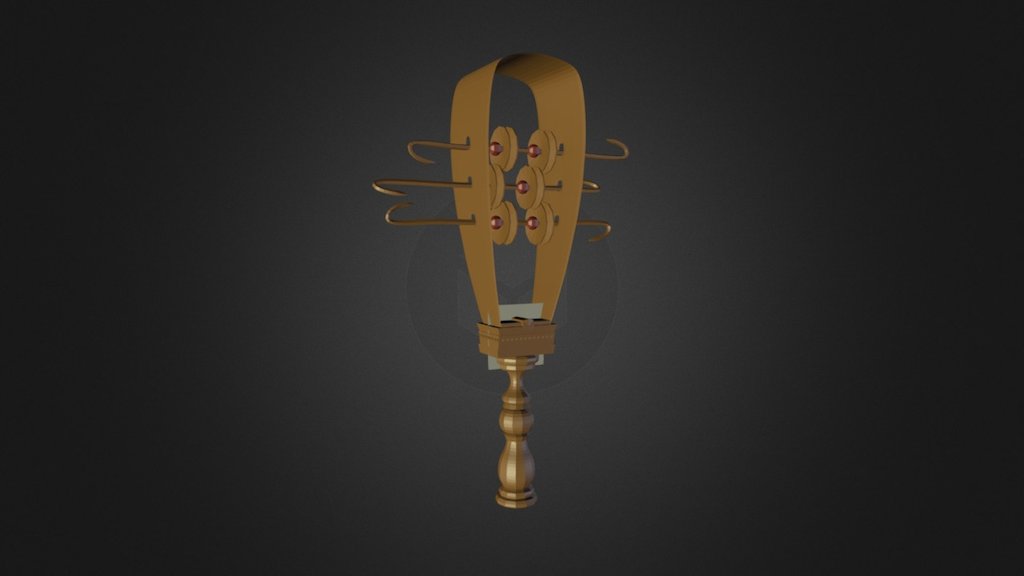 Ancient Sistrum - 3D model by Moshe Caine (@moshecaine) [525d69d ...