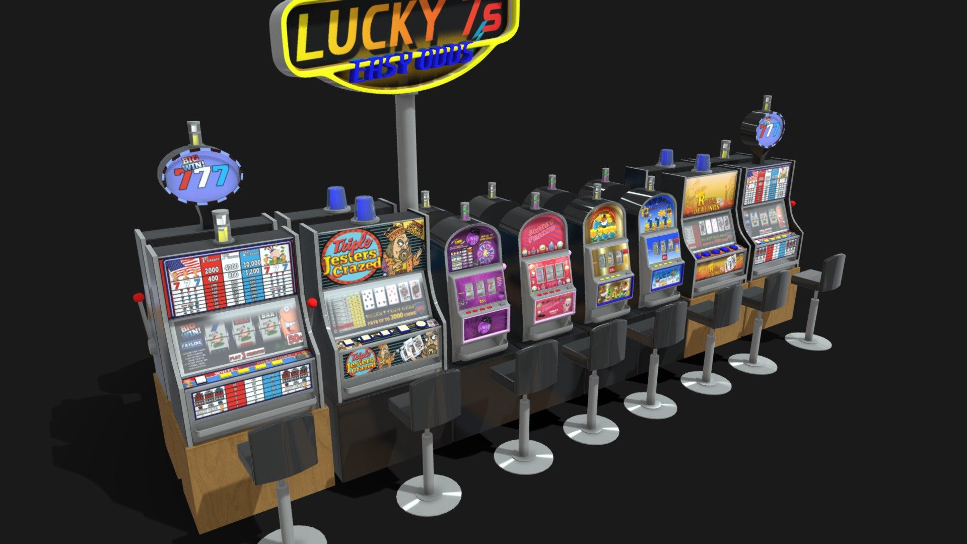 Slots - Buy Royalty Free 3D model by local.yany [525dcb2] - Sketchfab Store