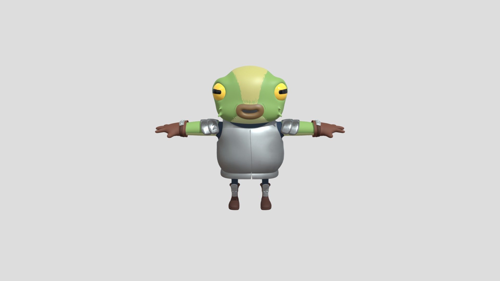 Soldier Frog with armor - 3D model by Danster256 [525e6cd] - Sketchfab