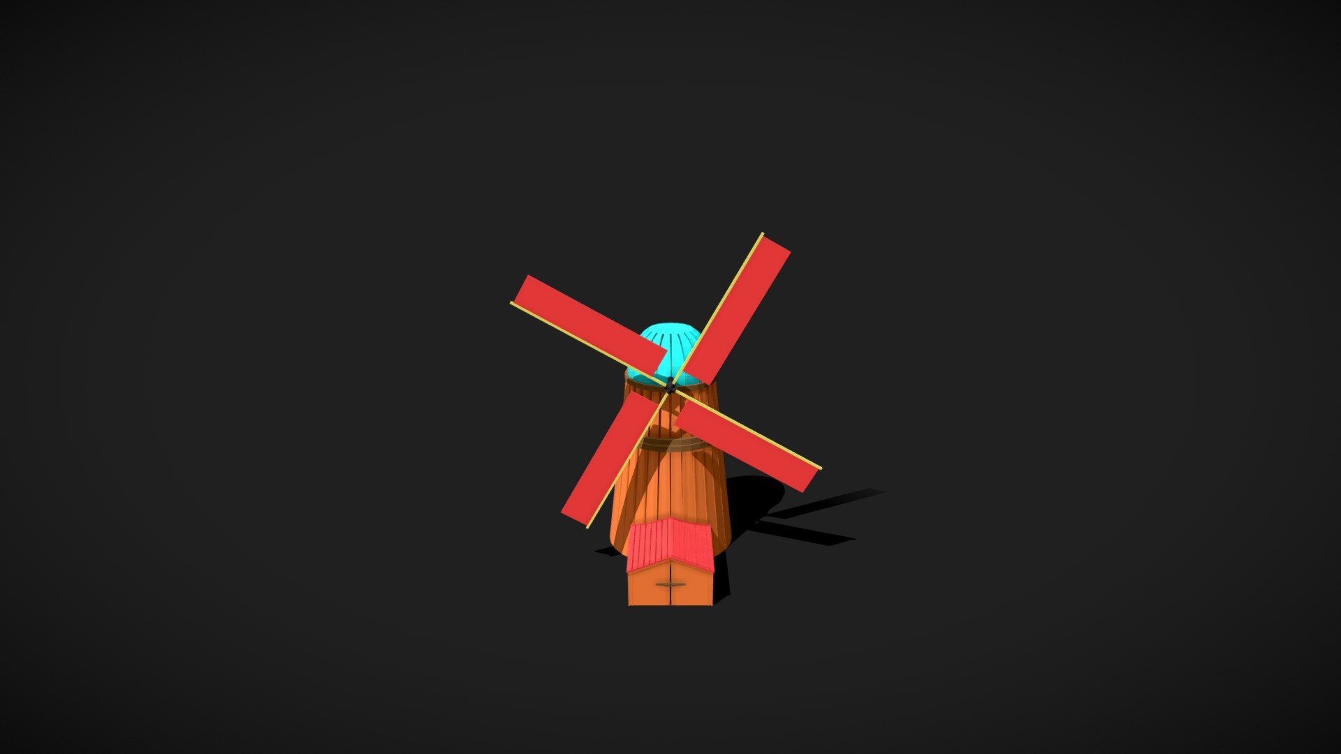 Low Poly Windmill - Download Free 3D model by another 3d modeler ...