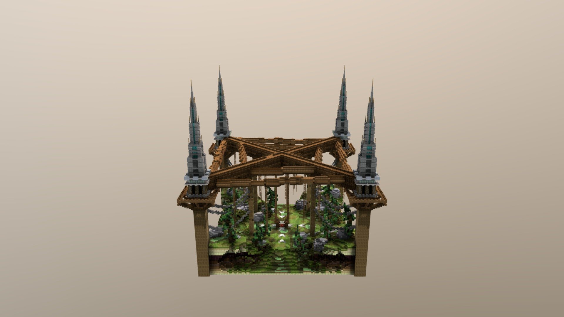 koth forest1 - 3D model by Builds (@KAZYAN) [525eef3] - Sketchfab