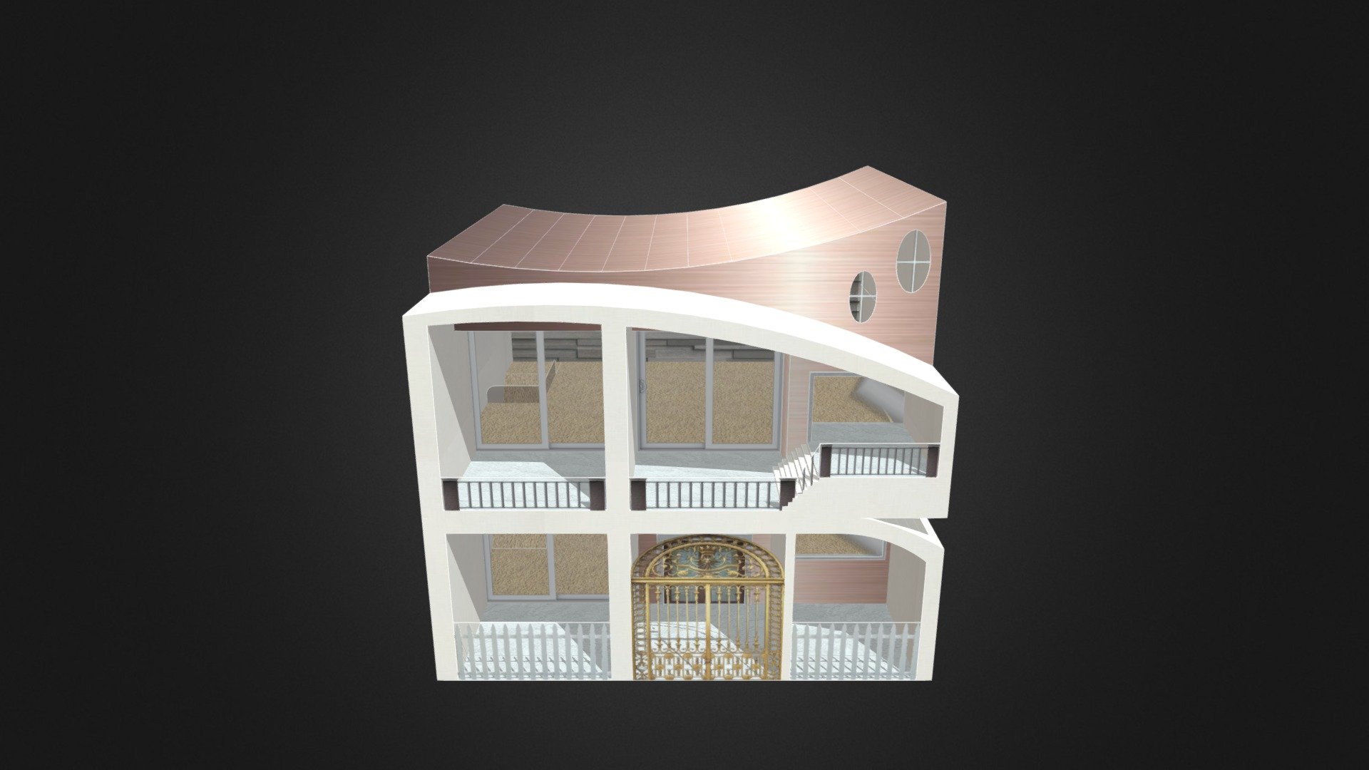Abstract 3D Home 1-24-1 - Download Free 3D model by shirlanne [525fcfd ...