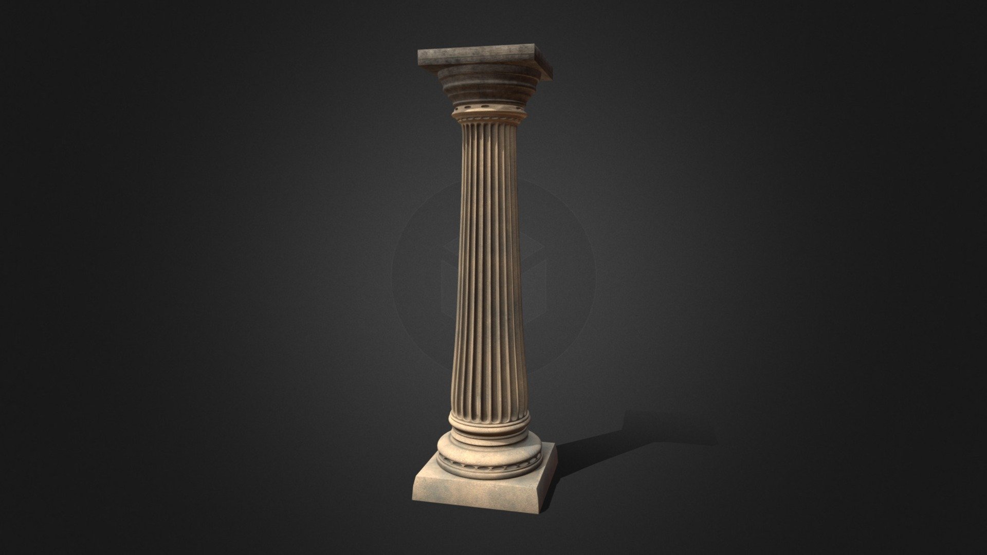 Ancient Column - Buy Royalty Free 3D model by Samuel F. Johanns ...