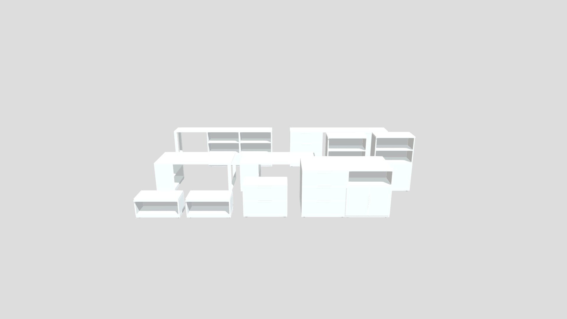 Office Desking Sandbox - Download Free 3D model by Hivebody Design ...