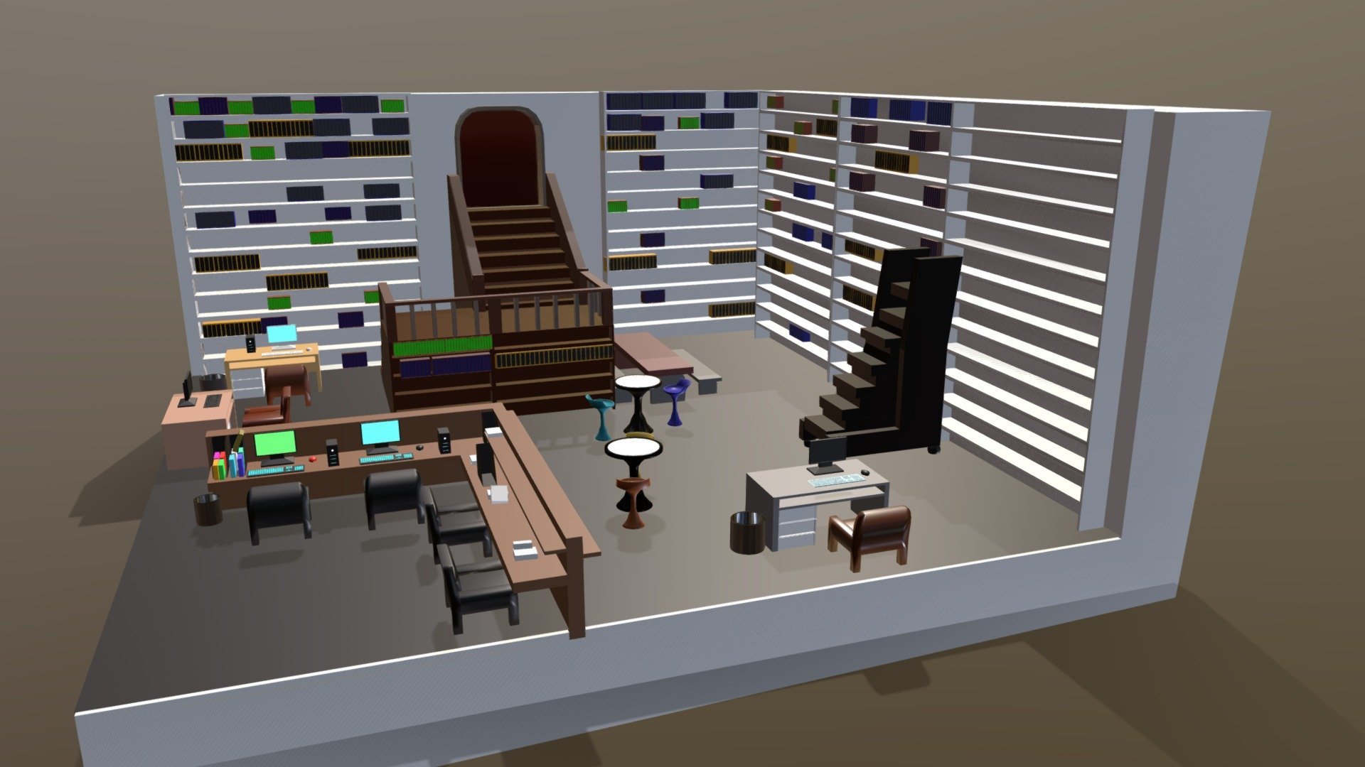 Library.blend - 3D model by Fort0820 [5261766] - Sketchfab