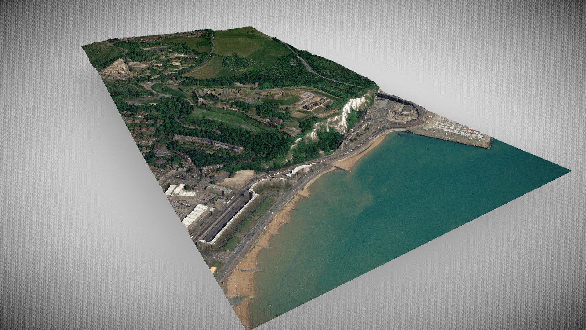 Dover, Castle and Fort Burgoyne, Kent - Buy Royalty Free 3D model by ...