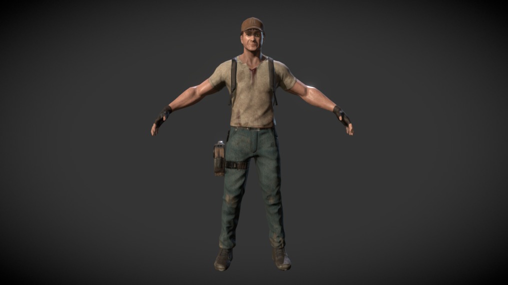 Adventure Game Character - 3D model by Myland [5262c64] - Sketchfab