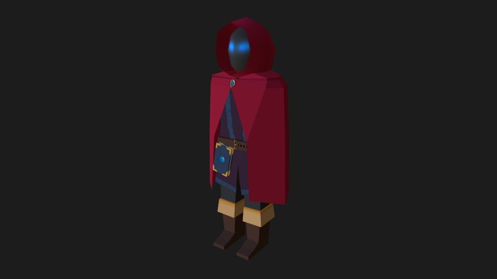 Low Poly Mage - 3D model by DrewBarnes [5264619] - Sketchfab